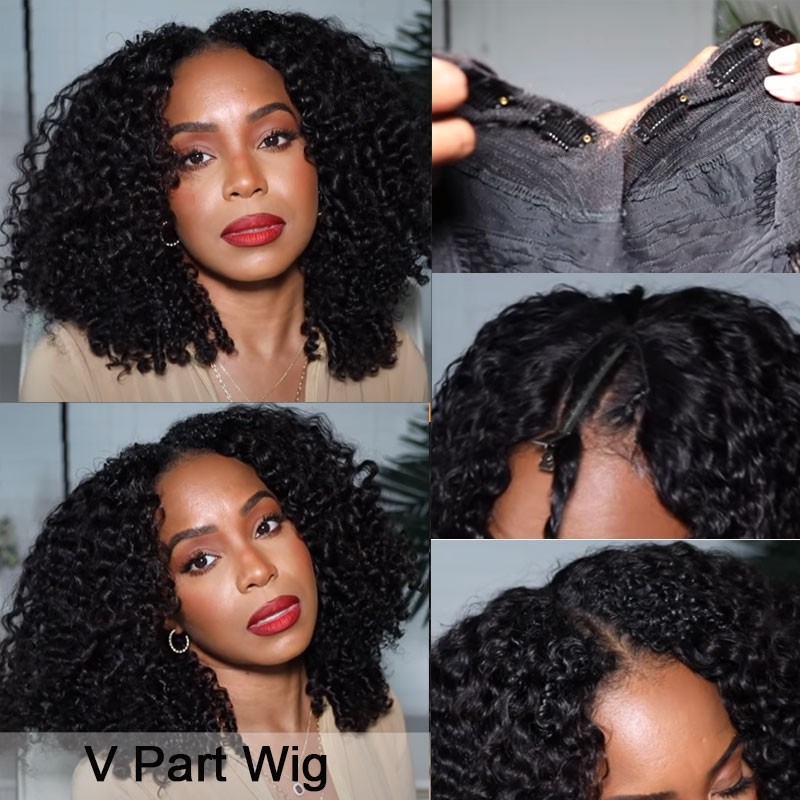 U Part Wig Human Hair With Clips Super Convenient | Nadula